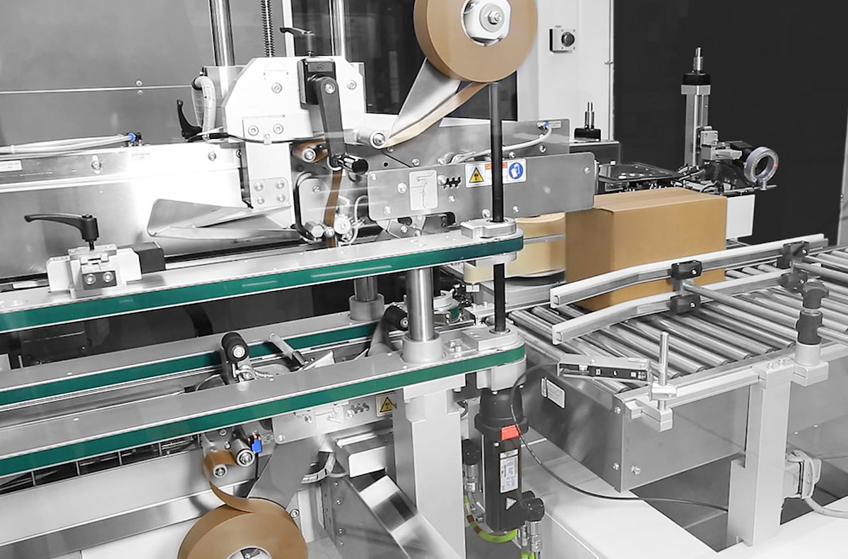 Case packing: case packer top loader palletizer