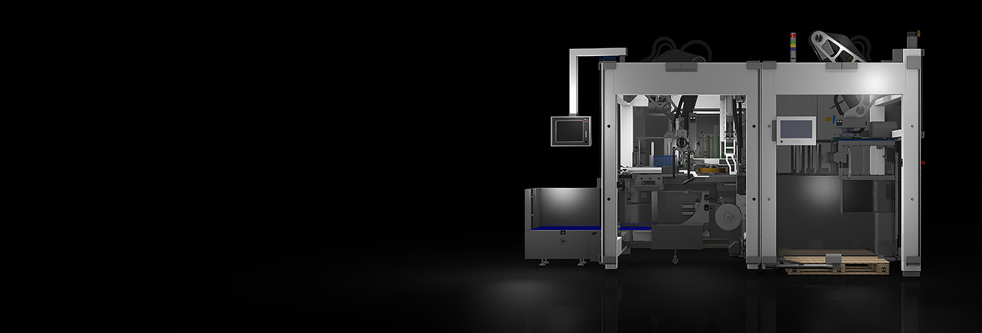 PEWO-form SLP Compact - case packing and palletizing solution
